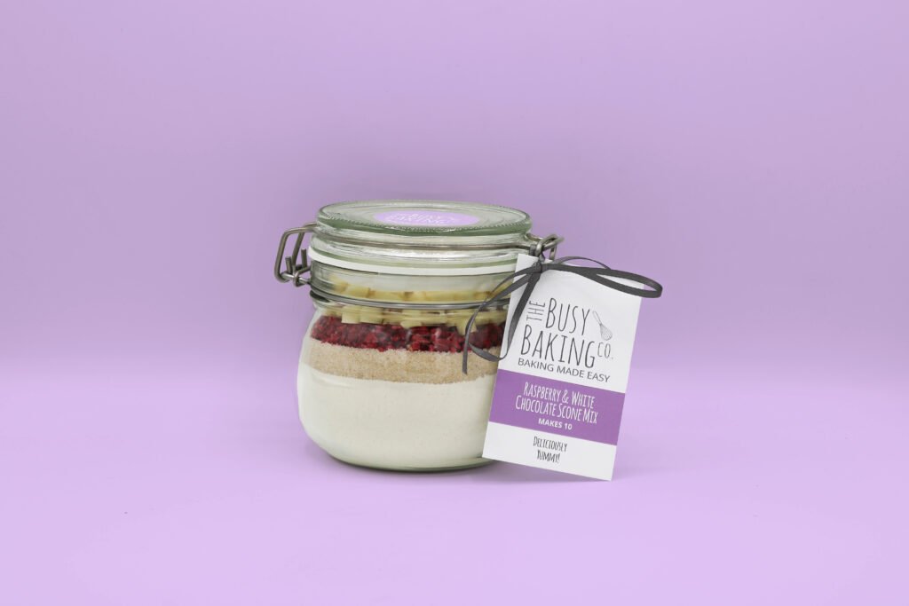Raspberry & White Chocolate Scone Mix - The Busy Baking Company